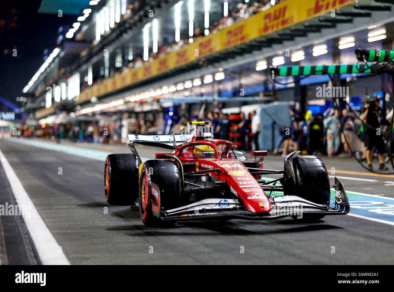 44 HAMILTON Lewis (gbr), Scuderia Ferrari SF-25, action during the Formula 1 STC Saudi Arabian ...