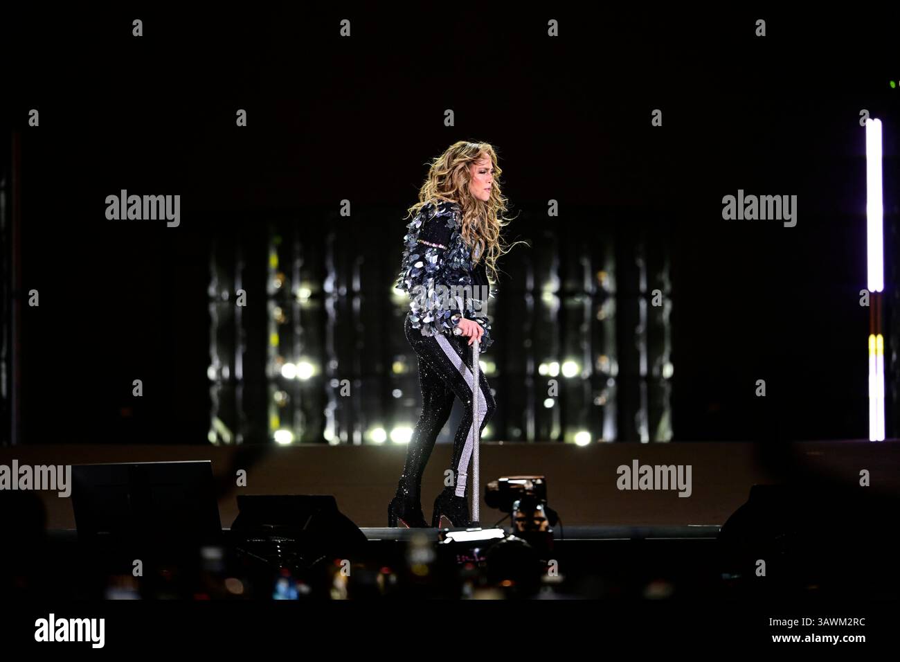 Jeddah, Saudia Arabia. 19th Apr, 2025. Perform during a live concert at ...