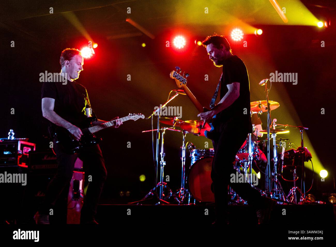 Turin, Italy. 31st Jan, 2024. Bret Domrose and Keanu Reeves of Dogstar ...