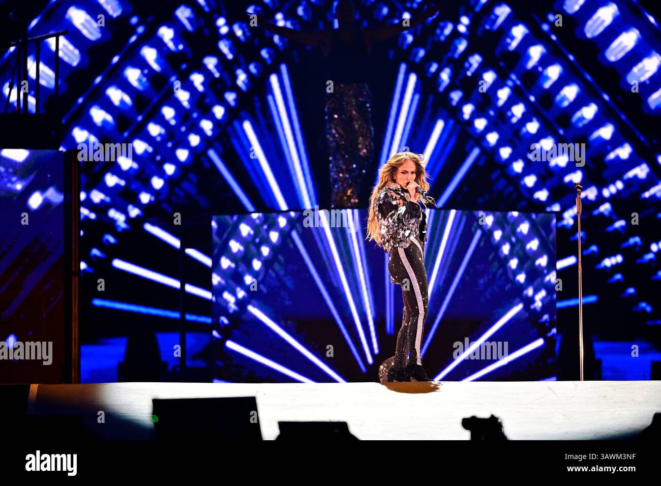 Jeddah, Saudia Arabia. 19th Apr, 2025. Perform during a live concert at ...