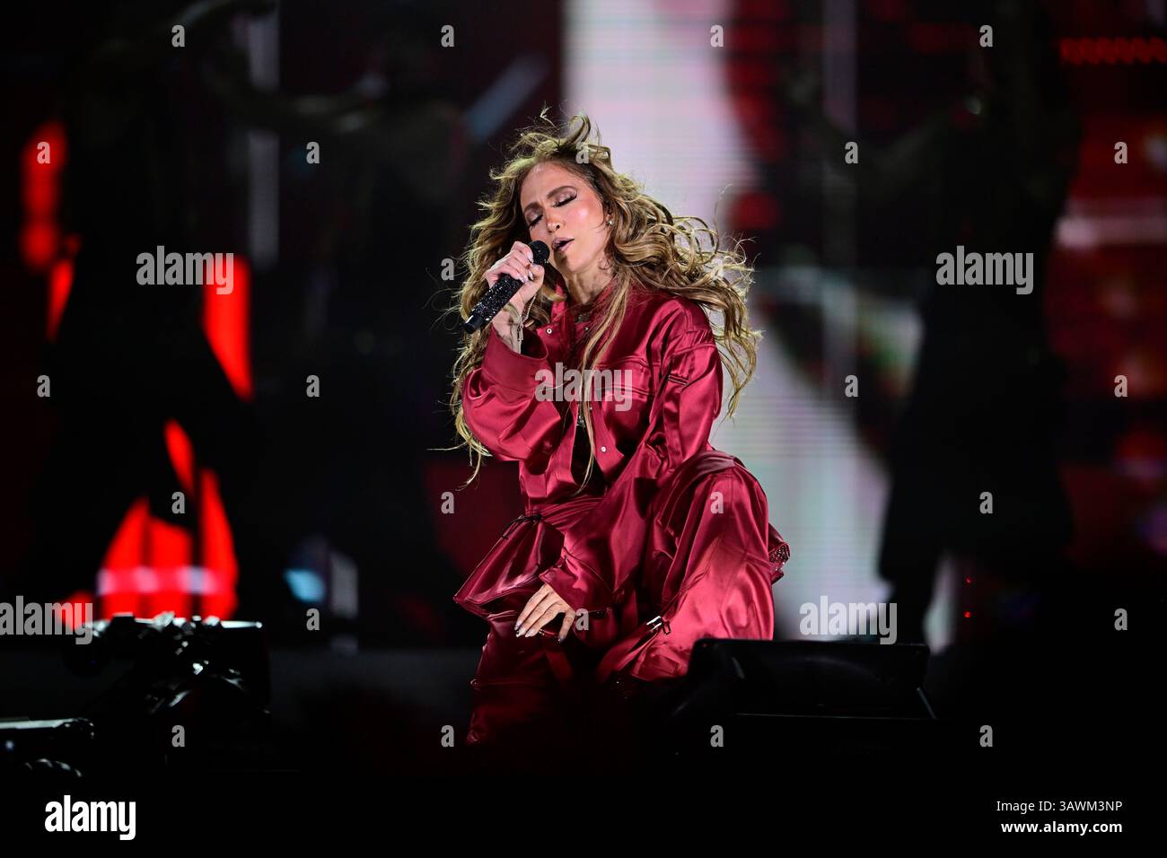 Jeddah, Saudia Arabia. 19th Apr, 2025. Perform during a live concert at ...