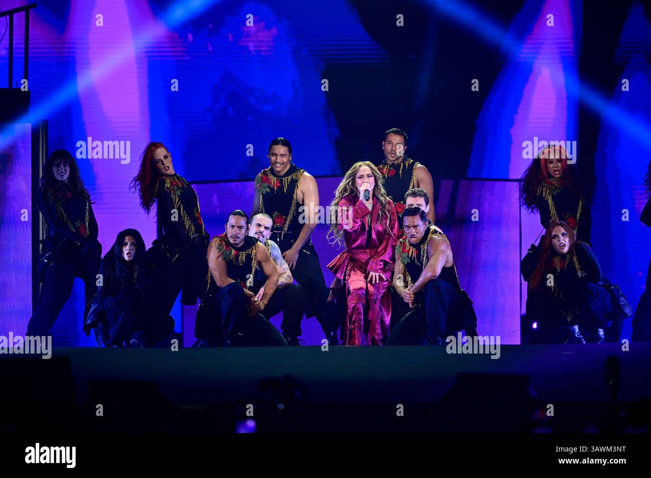 Jeddah, Saudia Arabia. 19th Apr, 2025. Perform during a live concert at ...