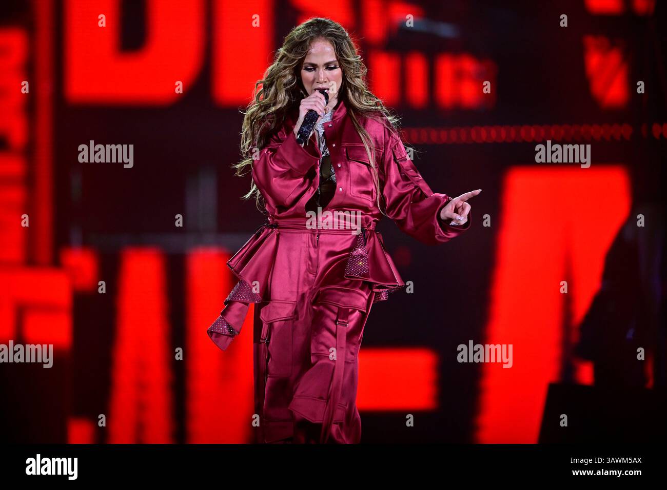 Jeddah, Saudia Arabia. 19th Apr, 2025. Perform during a live concert at ...