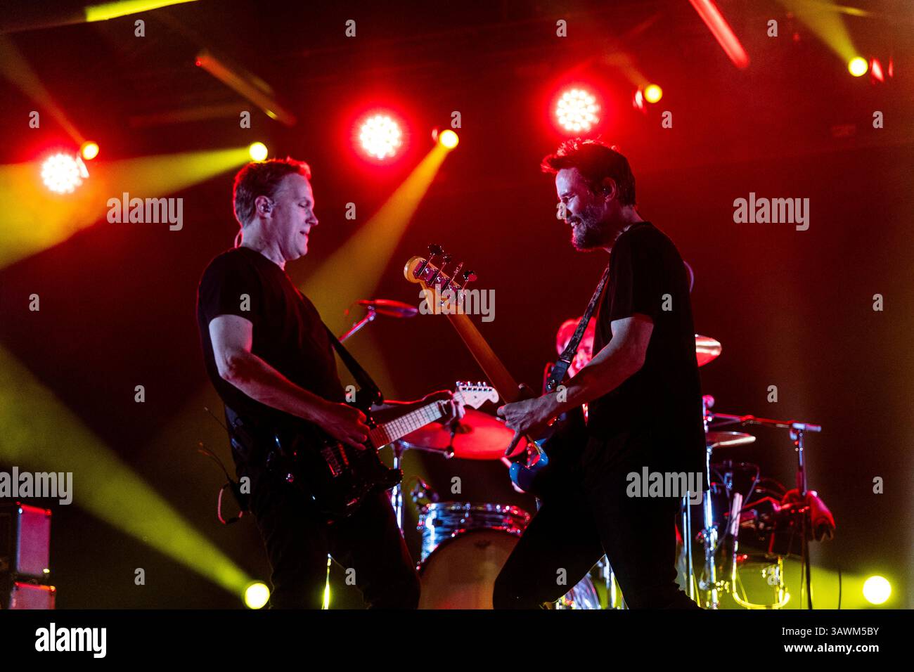 Turin, Italy. 31st Jan, 2024. Bret Domrose and Keanu Reeves of Dogstar ...