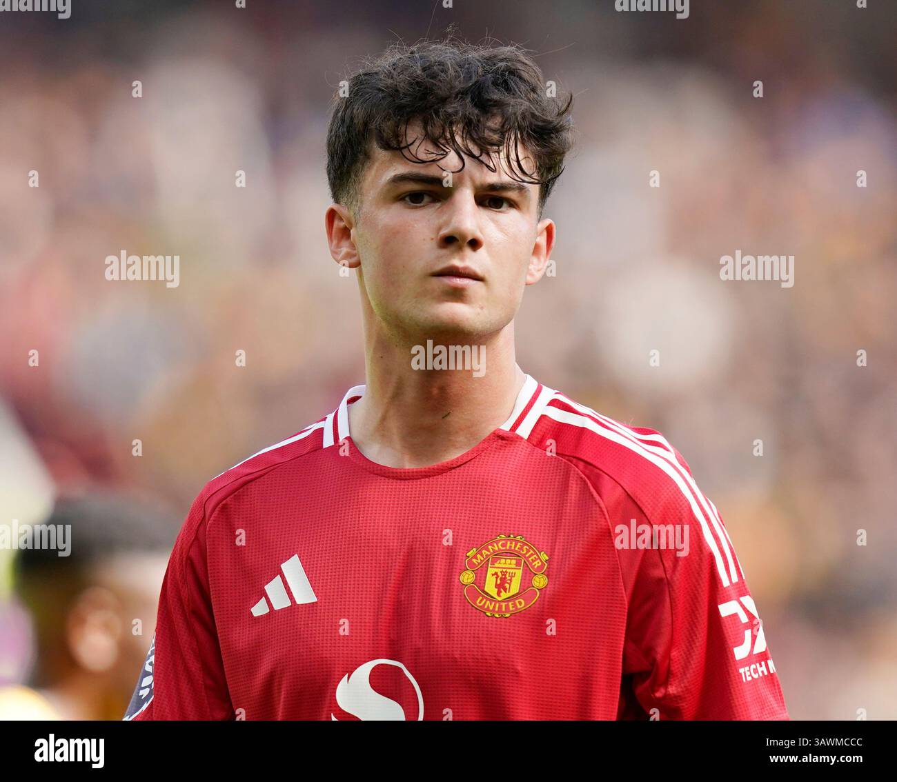 Manchester, UK. 20th Apr, 2025. Tyler Fredricson of Manchester United ...