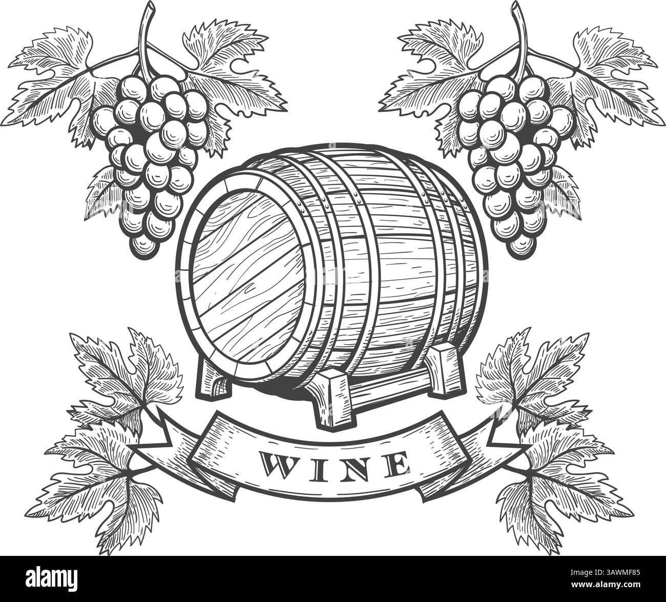 Engraved decorative emblem Black and White Stock Photos & Images - Alamy