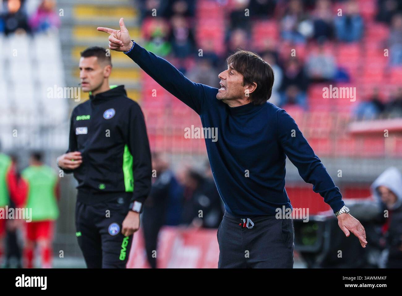 Italien. 19th Apr, 2025. Antonio Conte Head Coach of SSC Napoli ...