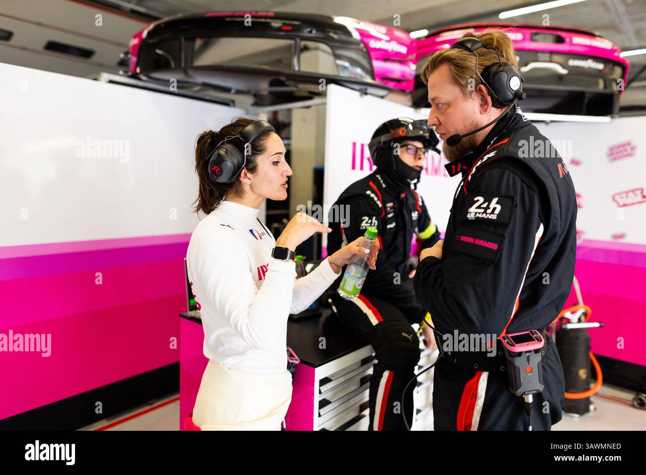 Imola, Italie. 20th Apr, 2025. MARTIN Célia (fra), Iron Dames, Porsche ...