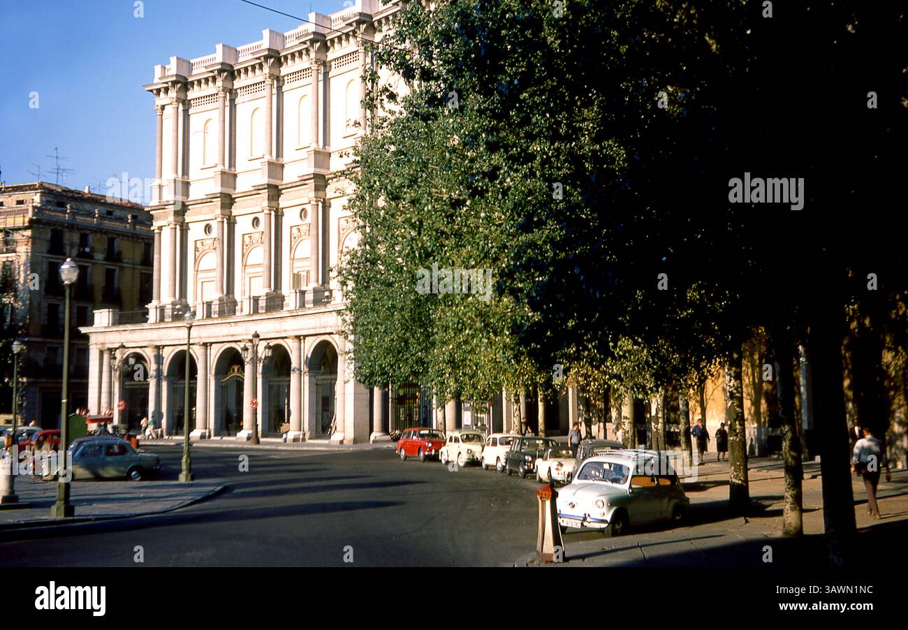The Teatro Real opera house and theatre in Madrid, Spain, 1969 ...