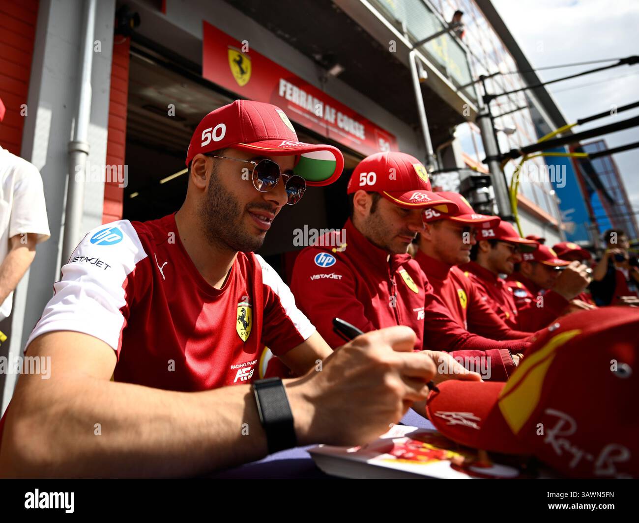 Imola, Italy. 20th Apr, 2025. #50 Antonio Fuoco, Of The Team Ferrari Af ...