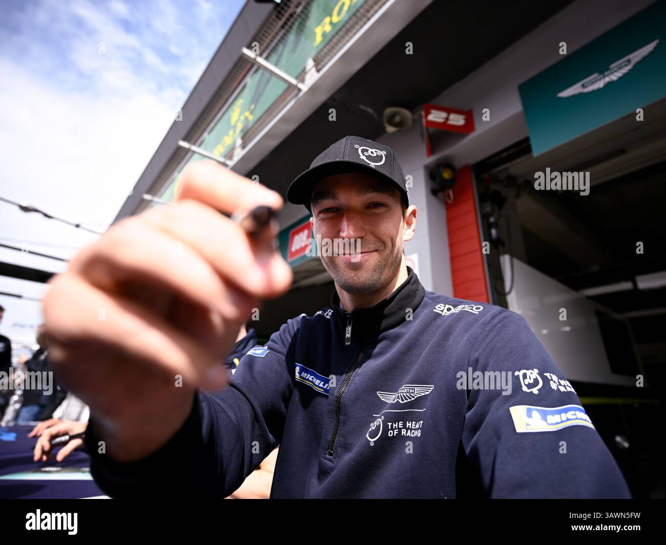 Imola, Italy. 20th Apr, 2025. ,#007 Harry Tincknell, Of The Team Aston ...