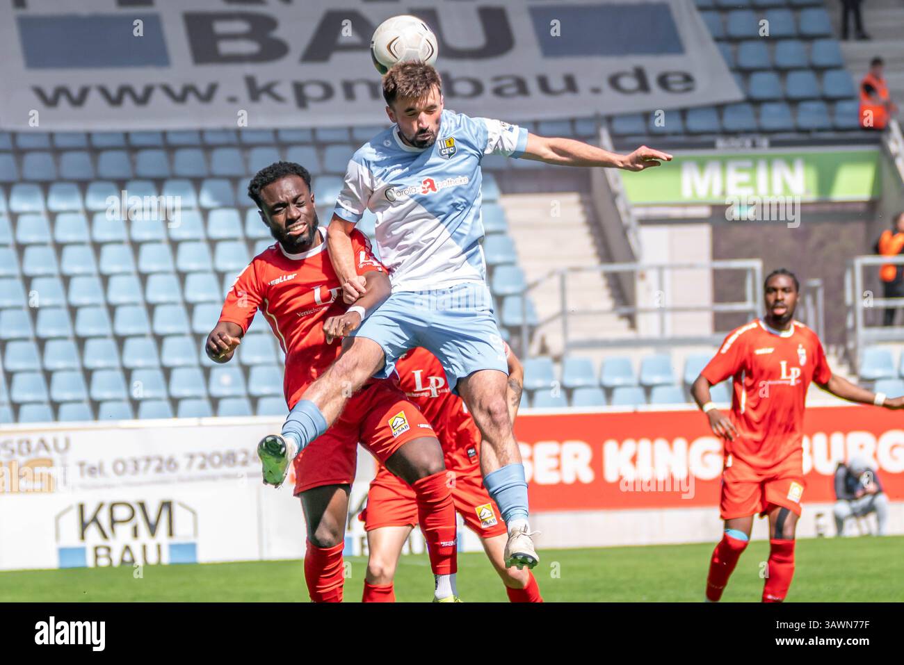 Chemnitz, Deutschland 20. April 2025: Regionalliga Nordost - 2024/2025 ...