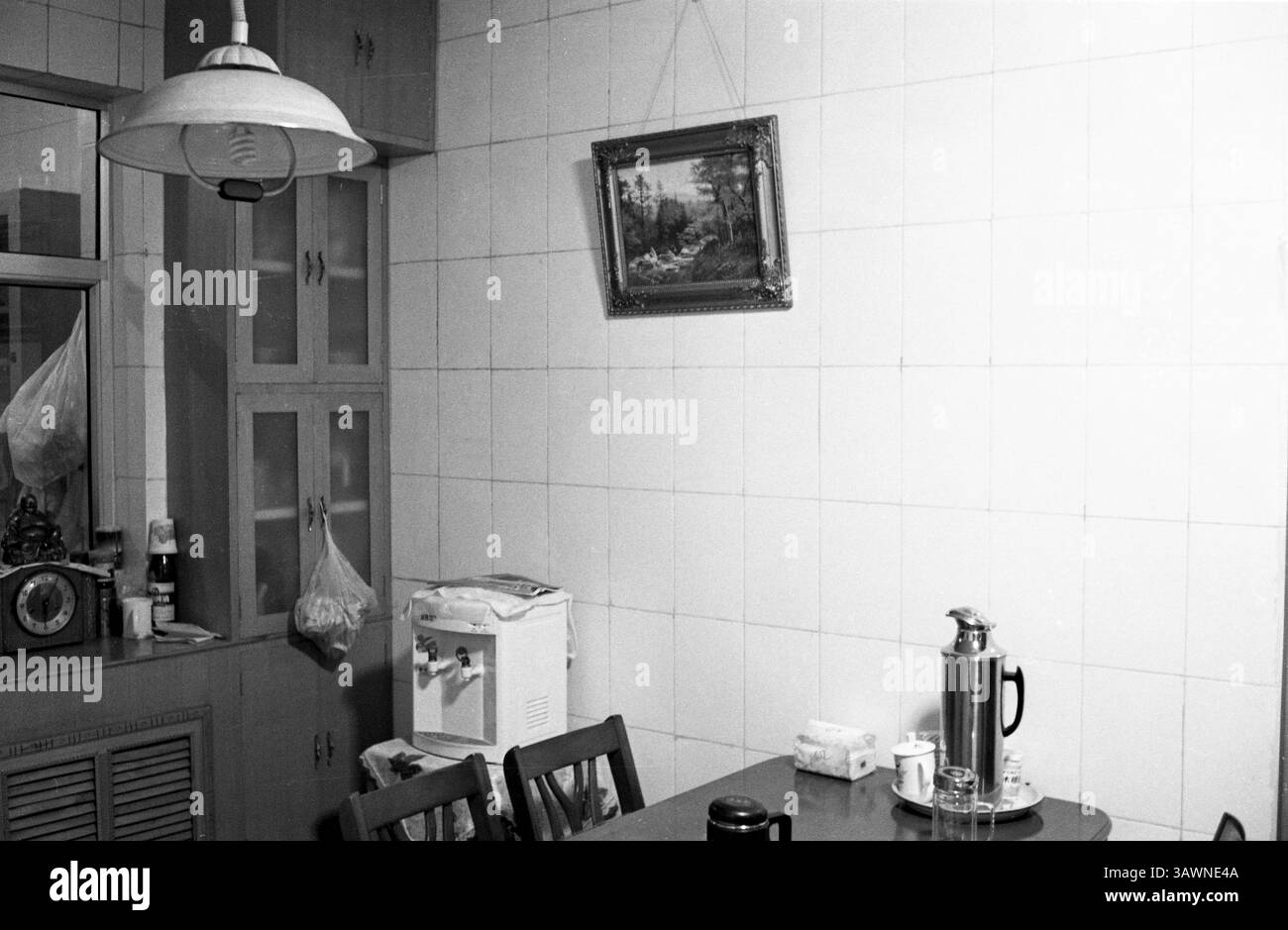 Cozy home scene Black and White Stock Photos & Images - Alamy