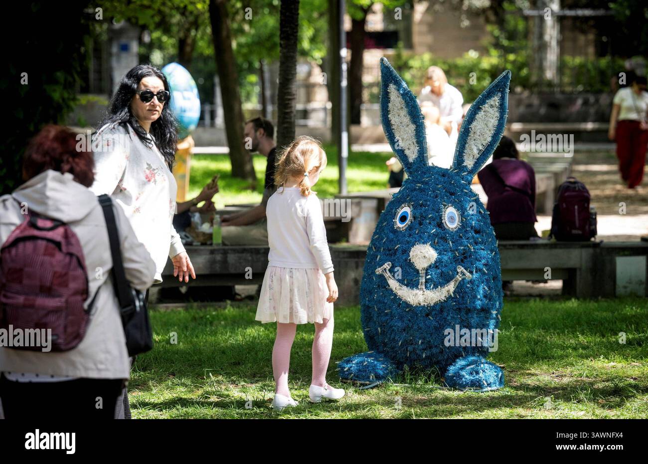 Croatia, Split, 200425. The people of Split and their guests enjoy the ...