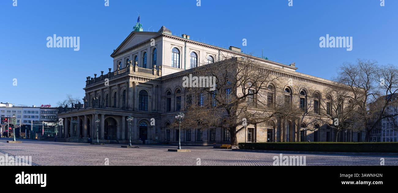 HQ Panoama - Hanover State Opera - Opernhaus Hannover Stock Photo - Alamy