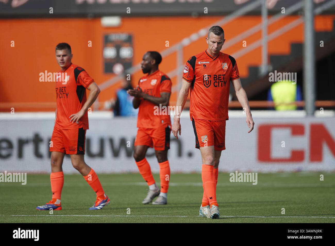 VOLENDAM - (l-r) Alex Plat of FC Volendam, Robert Muhren of FC Volendam ...