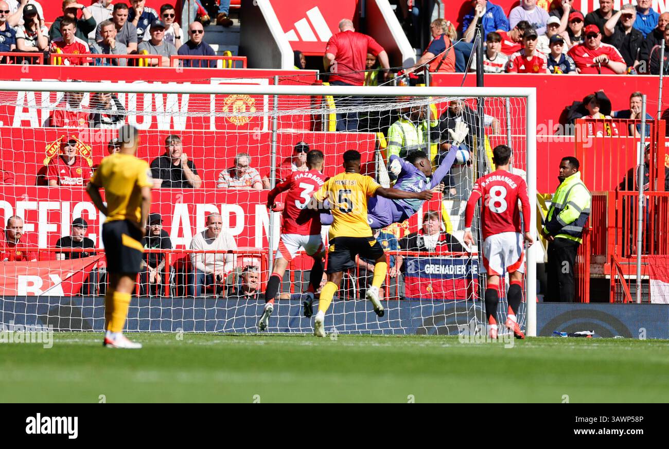 Old Trafford, Manchester, UK. 20th Apr, 2025. Premier League Football ...
