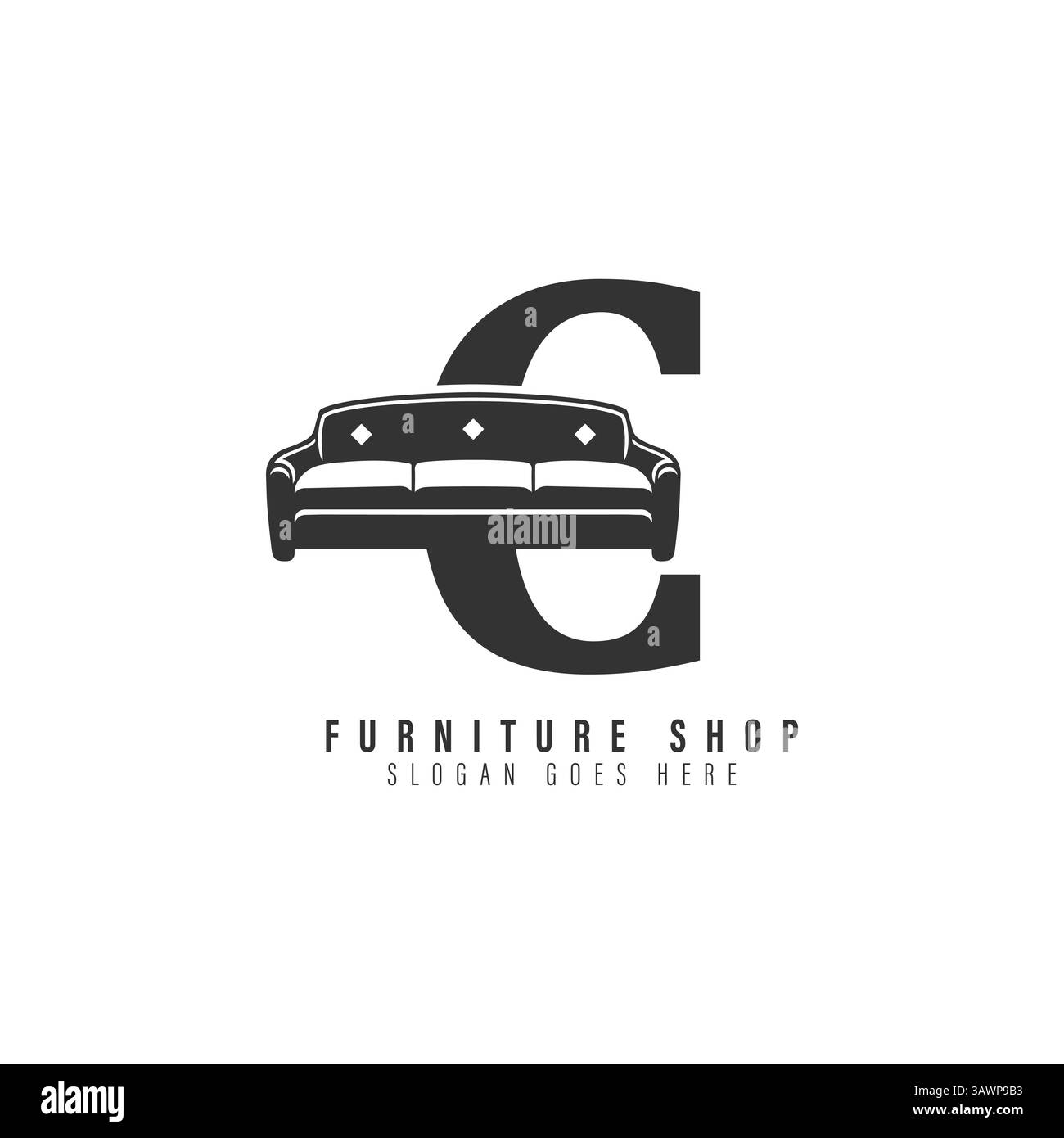 Designer furniture shop Stock Vector Images - Alamy