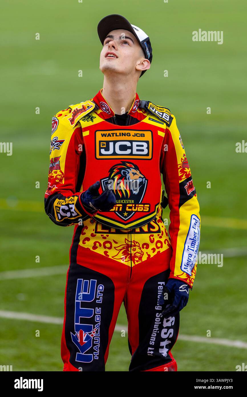 Manchester, UK. 06th Oct, 2020. Sonny Springer of Leicester Lion Cubs during the WSRA National ...