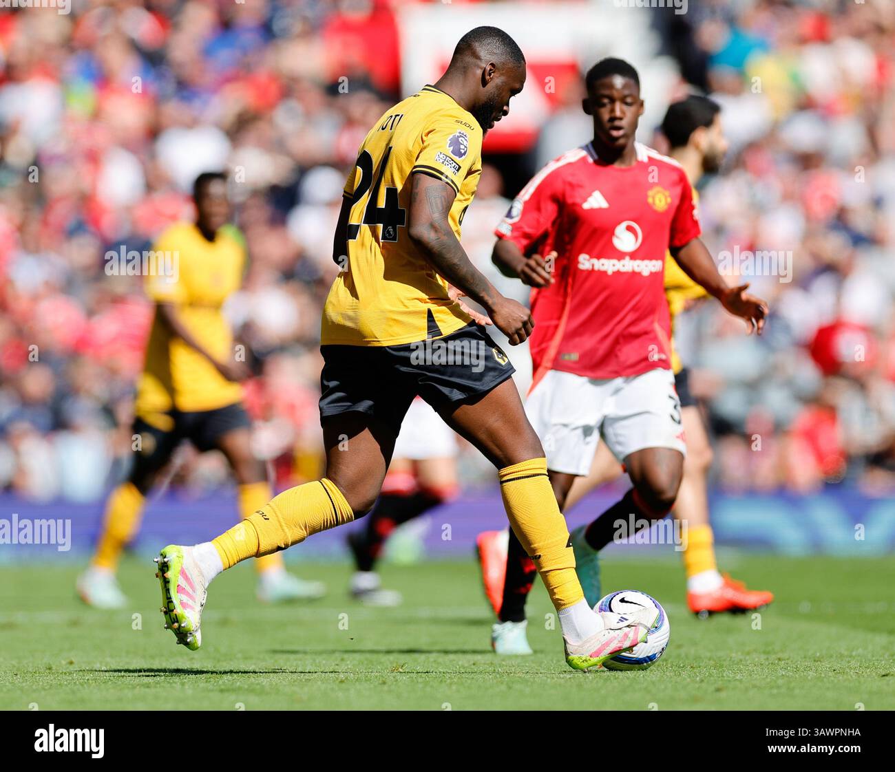 Old Trafford, Manchester, UK. 20th Apr, 2025. Premier League Football ...