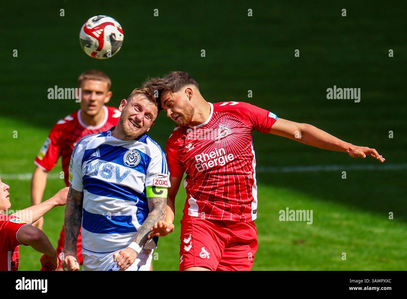 Duisburg, Germany. 20th Apr, 2025. Soccer: Regionalliga West, MSV ...