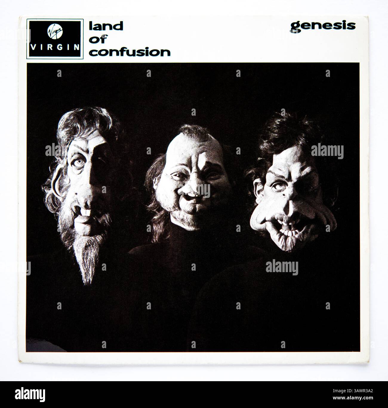 Picture cover of the seven inch vinyl version of Land of Confusion by ...