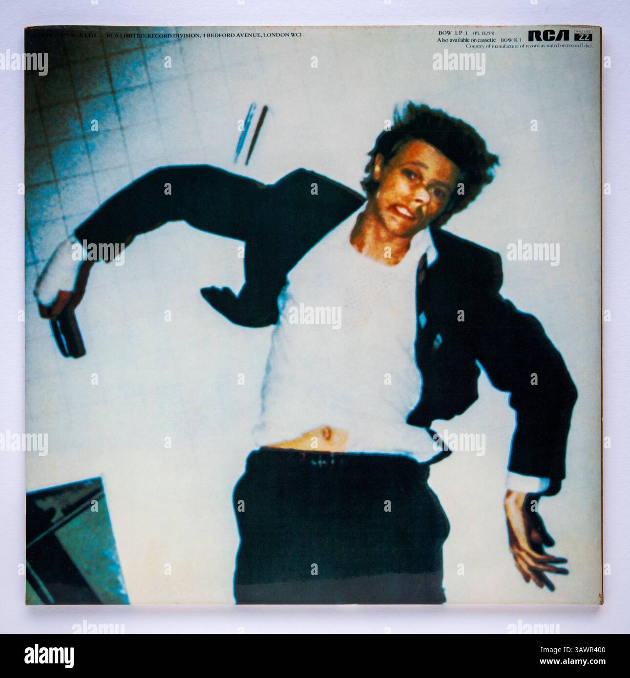 Back cover of Lodger, the 13th studio album by David Bowie, which was ...