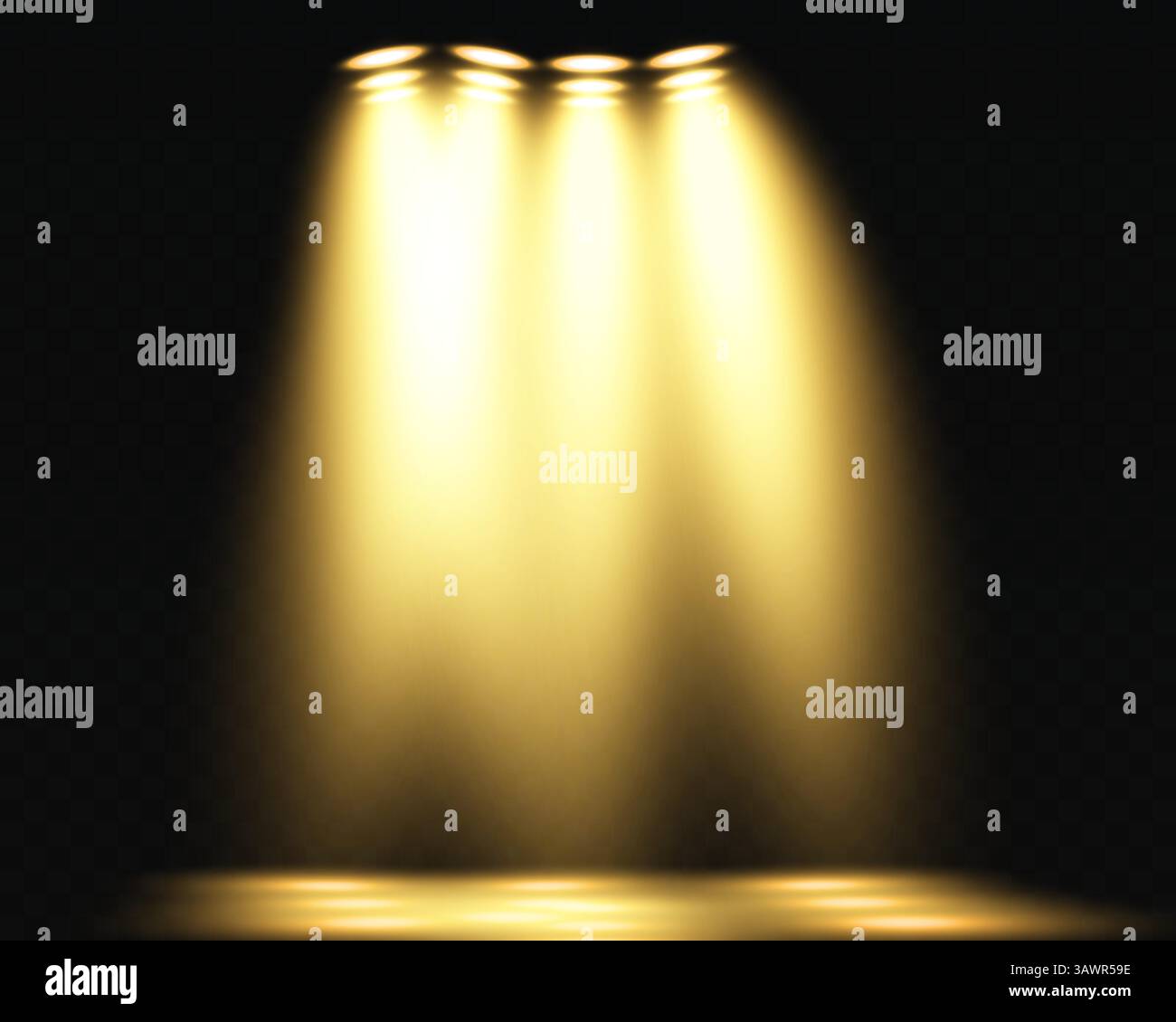 Warm stage lighting Stock Vector Images - Alamy