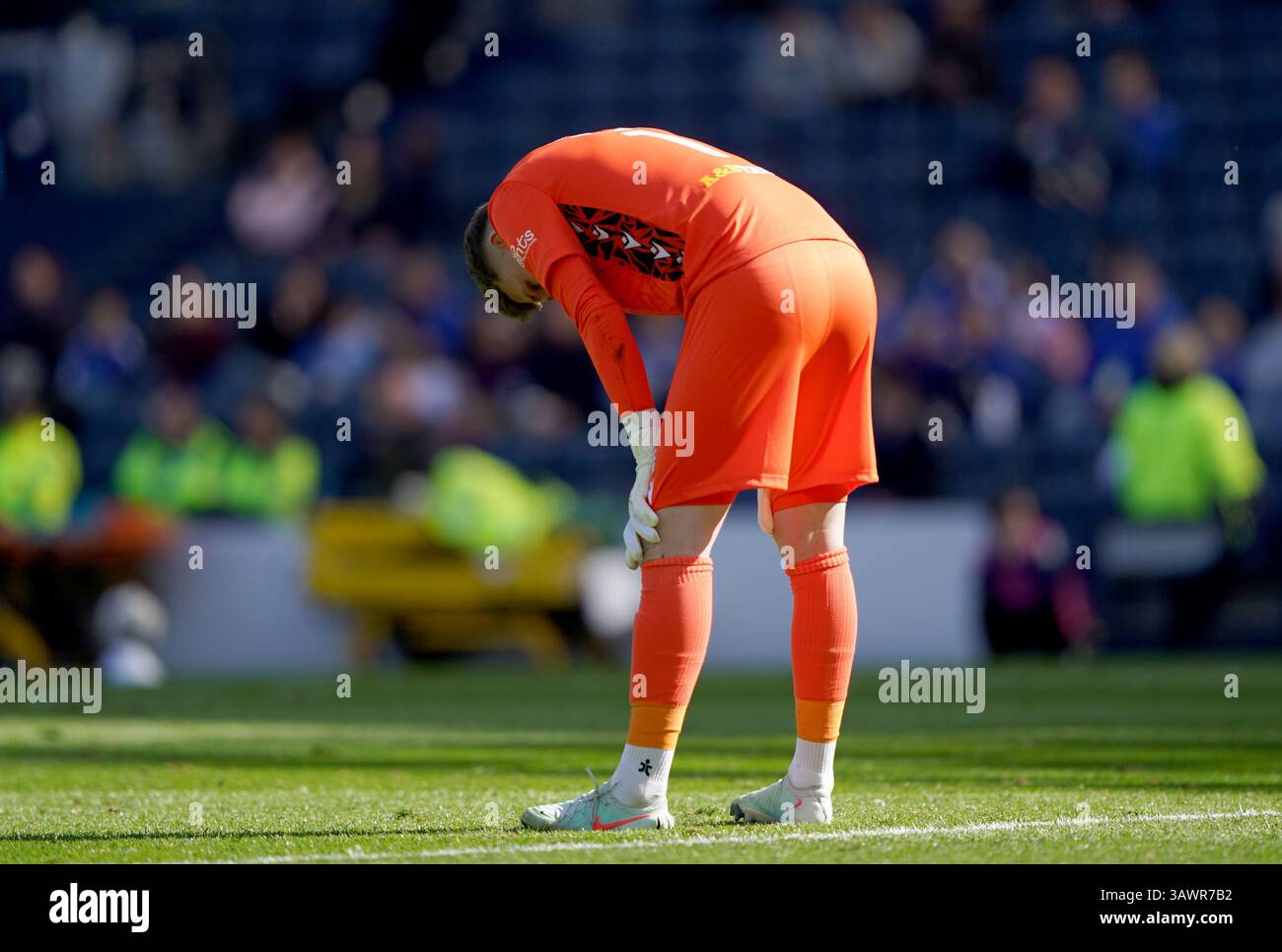 St Johnstone goalkeeper Andy Fisher reacts after conceding a fourth ...