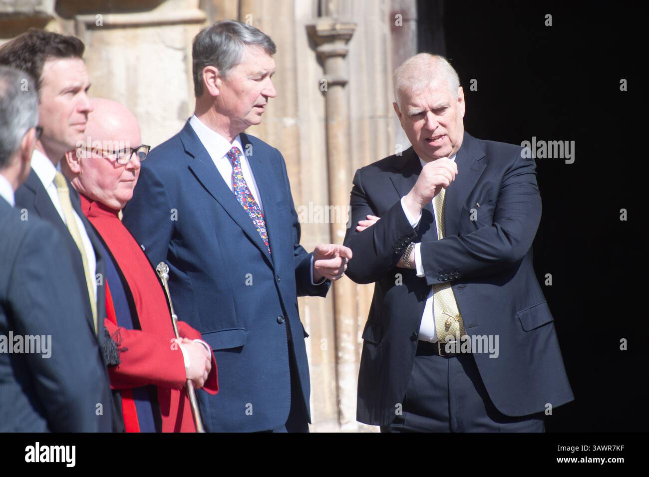 Windsor, UK. 20 Apr, 2025. Pictured: Sir Tim Laurence (Vice Admiral Sir ...