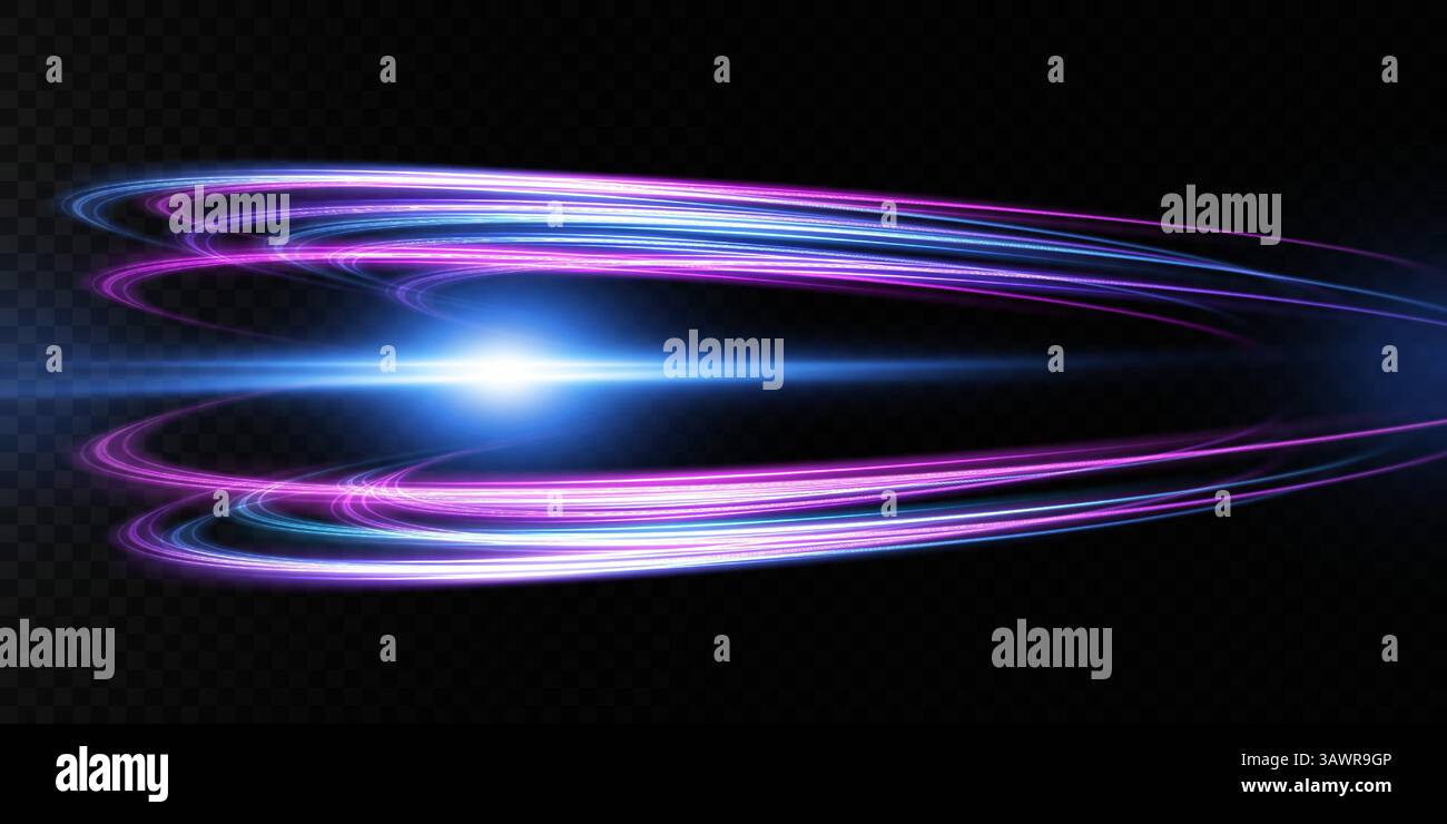 Explore Dynamic Light Trails Created with Vibrant Colors and Enhancing ...
