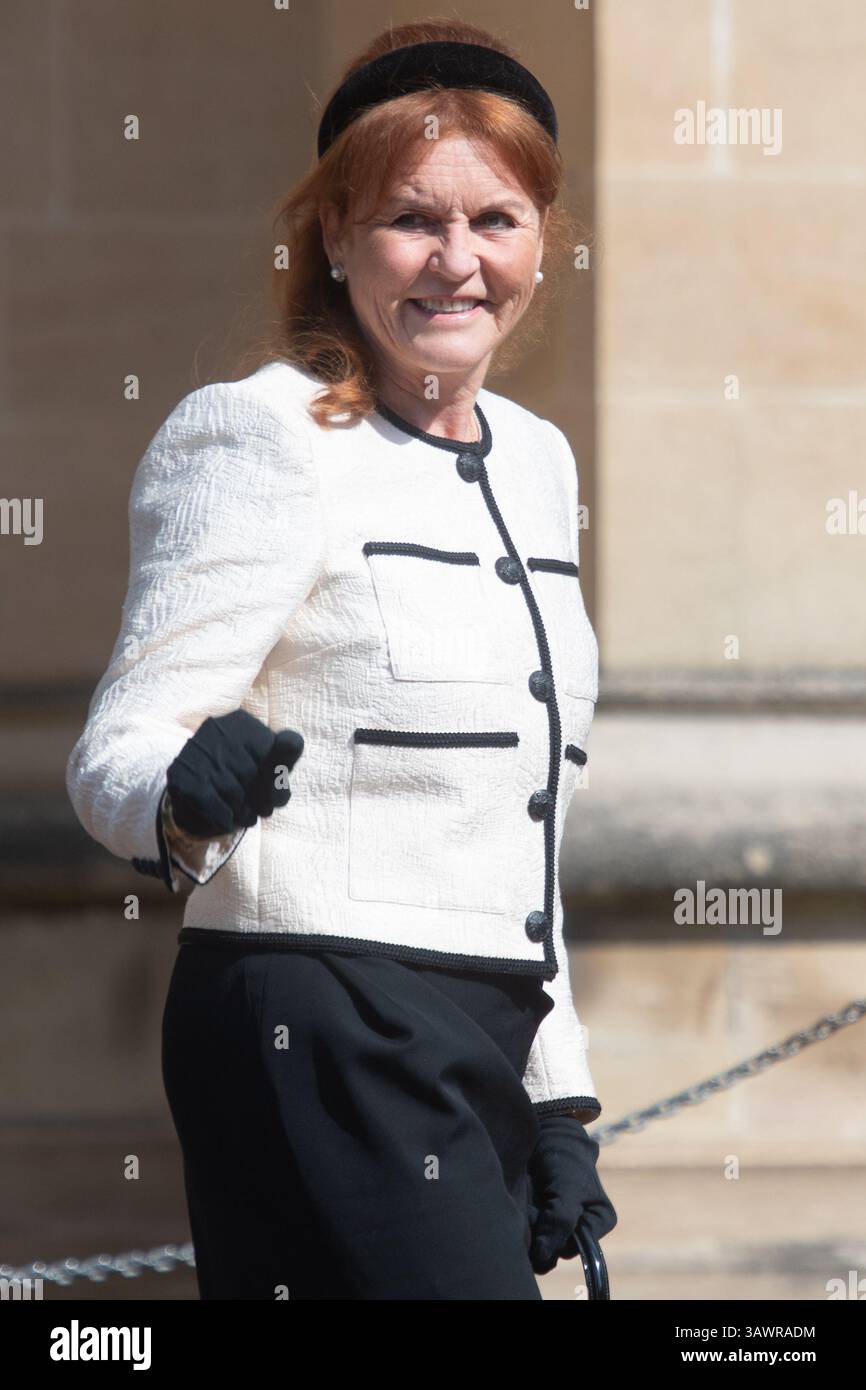 Windsor, UK. 20 Apr, 2025. Pictured: Sarah Ferguson - The Duchess of ...