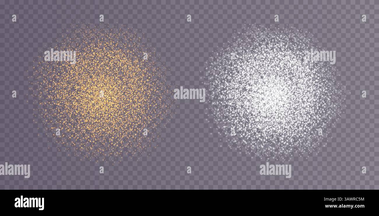 A detailed scatter of tiny particles that resemble sugar, salt, or ...