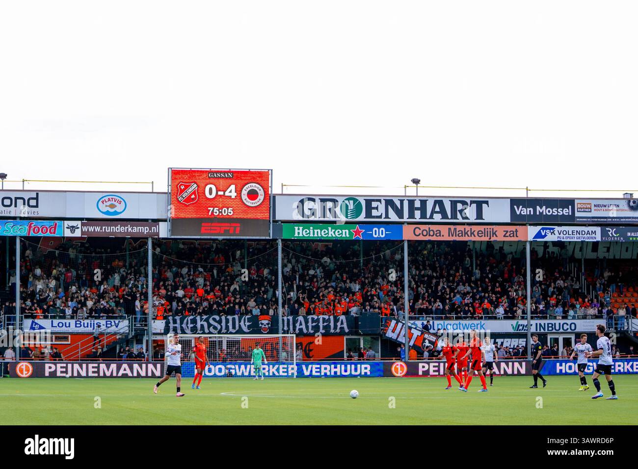 VOLENDAM , 20-04-2025 , Kras Stadium, Season 2024 / 2025 , Football ...