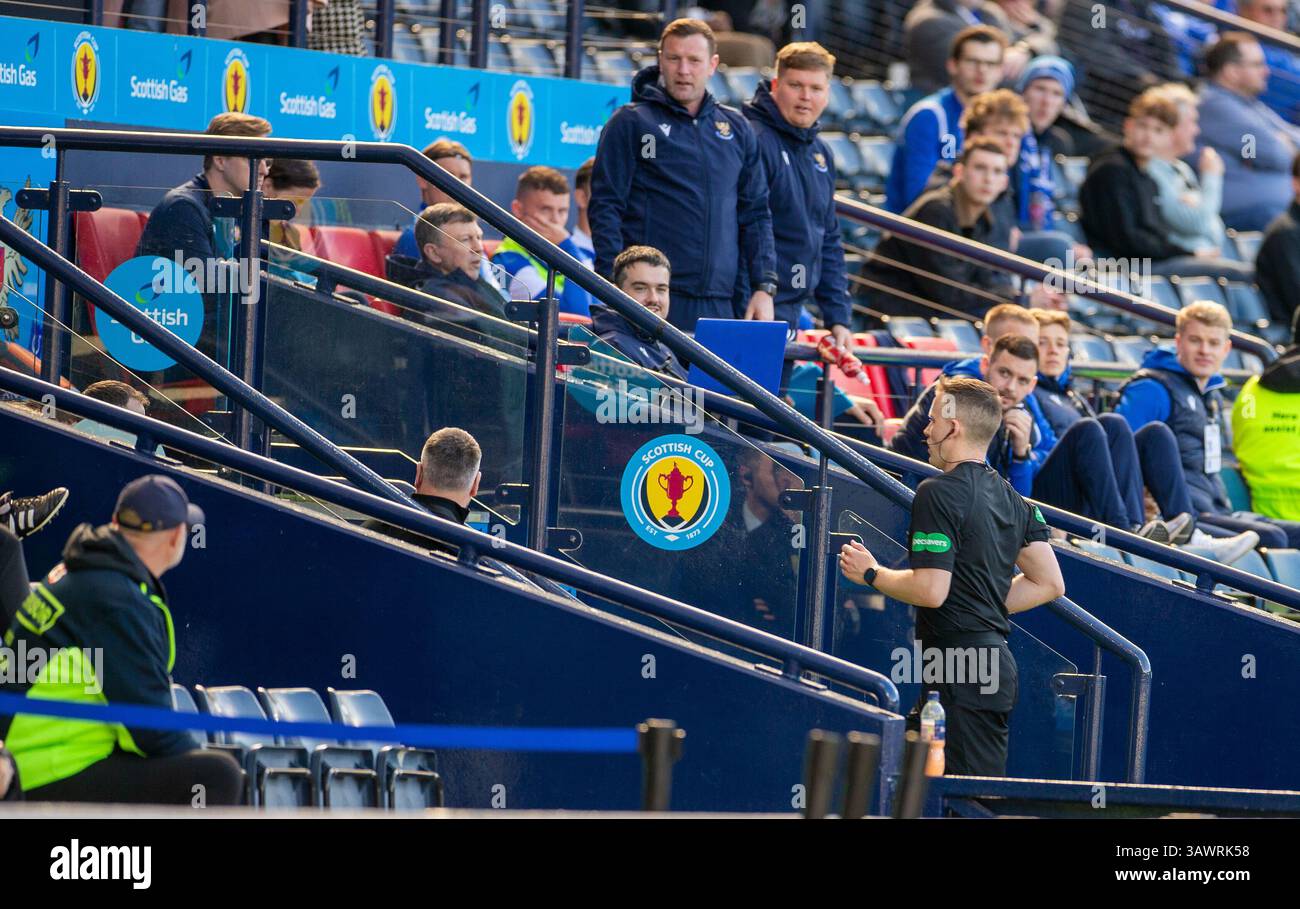 Glasgow, Scotland, UK. 20th April 2025; Hampden Park, Glasgow, Scotland ...