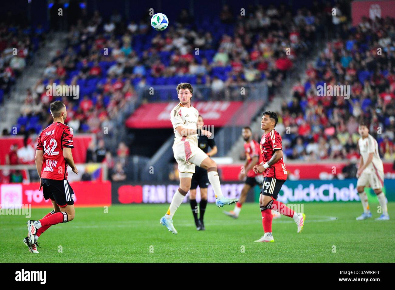 Harrison, USA. 19th Apr, 2025. The New York Red Bulls hosted D.C ...