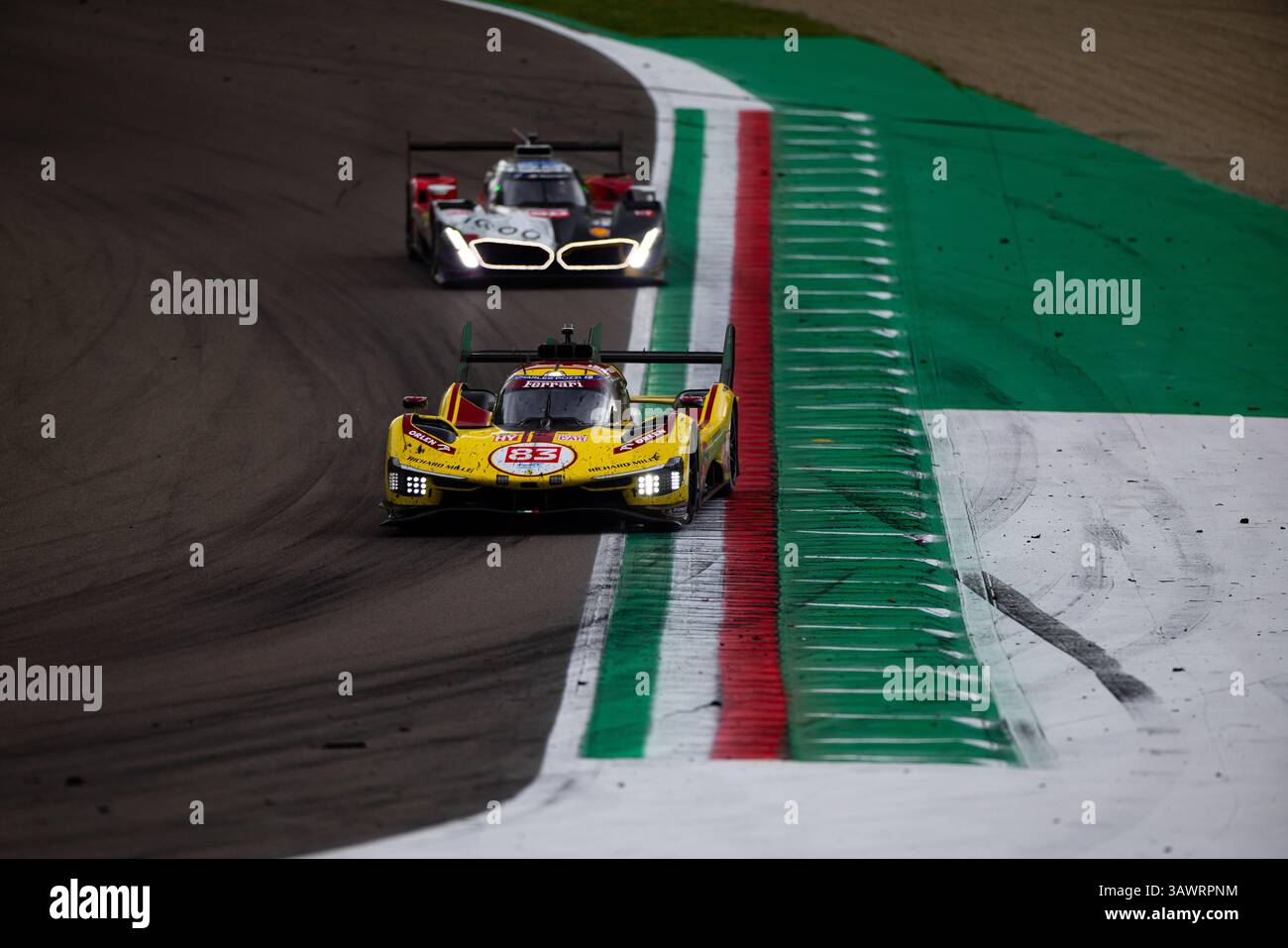Imola, Italie. 20th Apr, 2025. 83 HANSON Phil (gbr), KUBICA Robert (pol ...