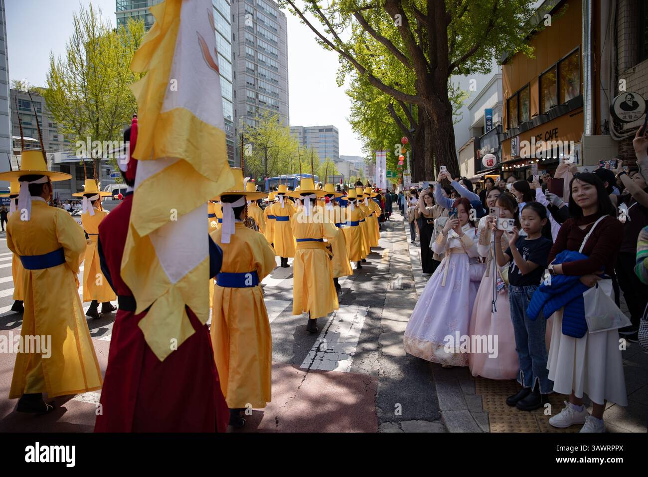 Seoul, South Korea. 20th Apr, 2025. Spirit tablets of Joseon kings and ...