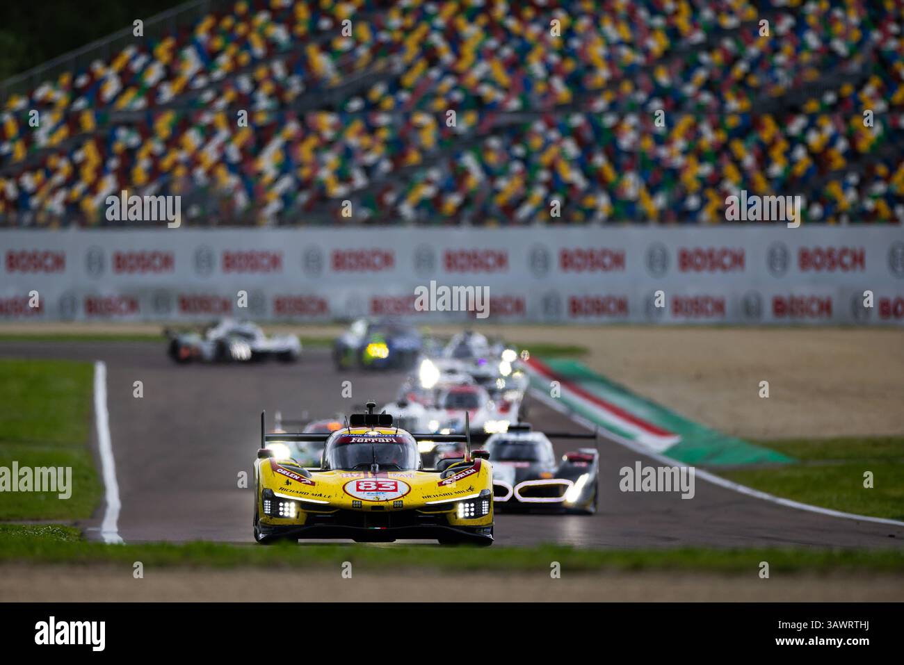 Imola, Italie. 20th Apr, 2025. 83 HANSON Phil (gbr), KUBICA Robert (pol ...