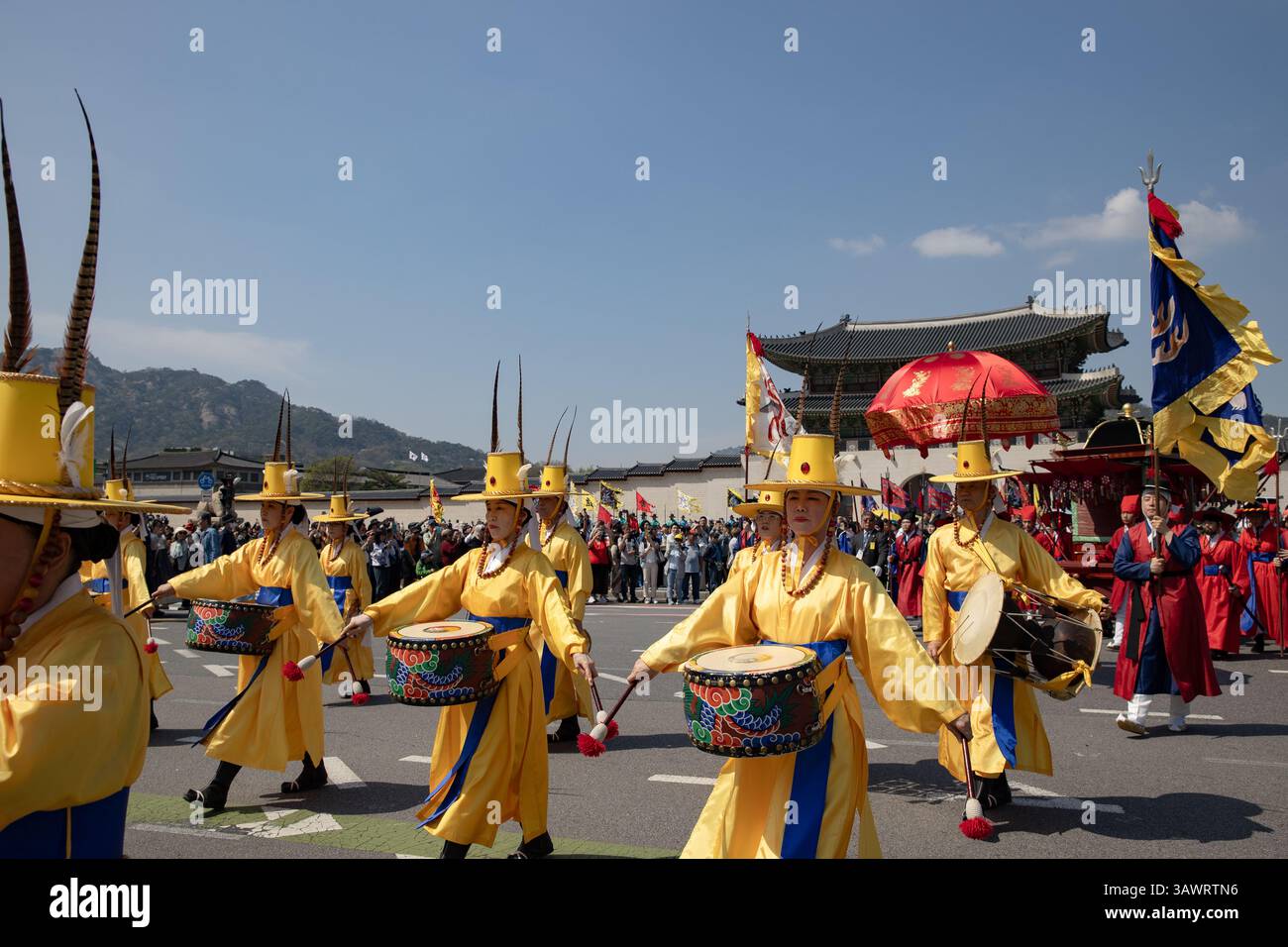 Seoul, South Korea. 20th Apr, 2025. Spirit tablets of Joseon kings and ...