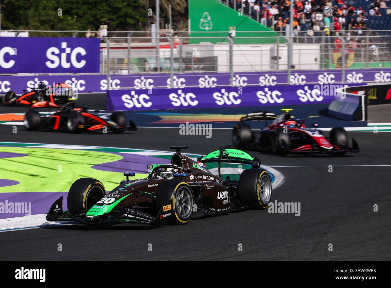20 DURKSEN Joshua (par), AIX Racing, Dallara F2 2024, action during the ...