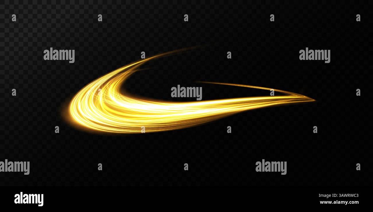 The iconic Golden Nike Swoosh Logo stands out dramatically on a sleek ...