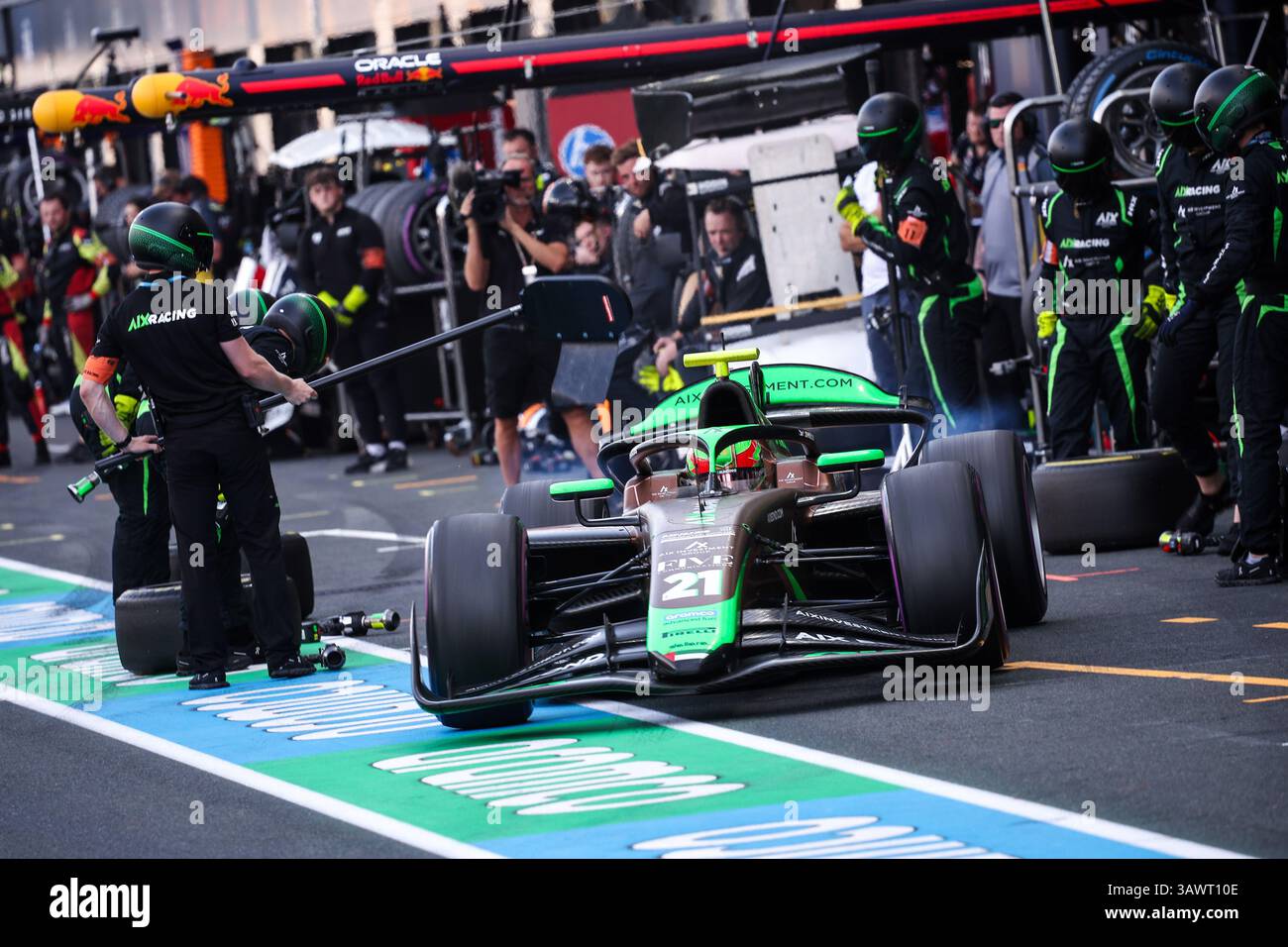 21 SHIELDS Cian (gbr), AIX Racing, Dallara F2 2024, action during the ...