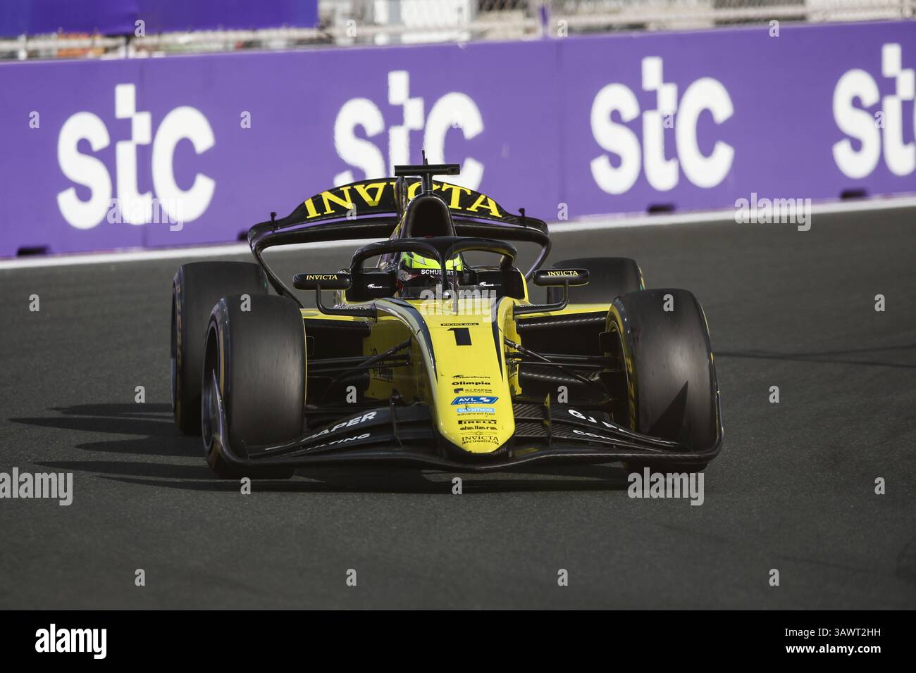 01 FORNAROLI Leonardo (ita), Invicta Racing, Dallara F2 2024, action ...