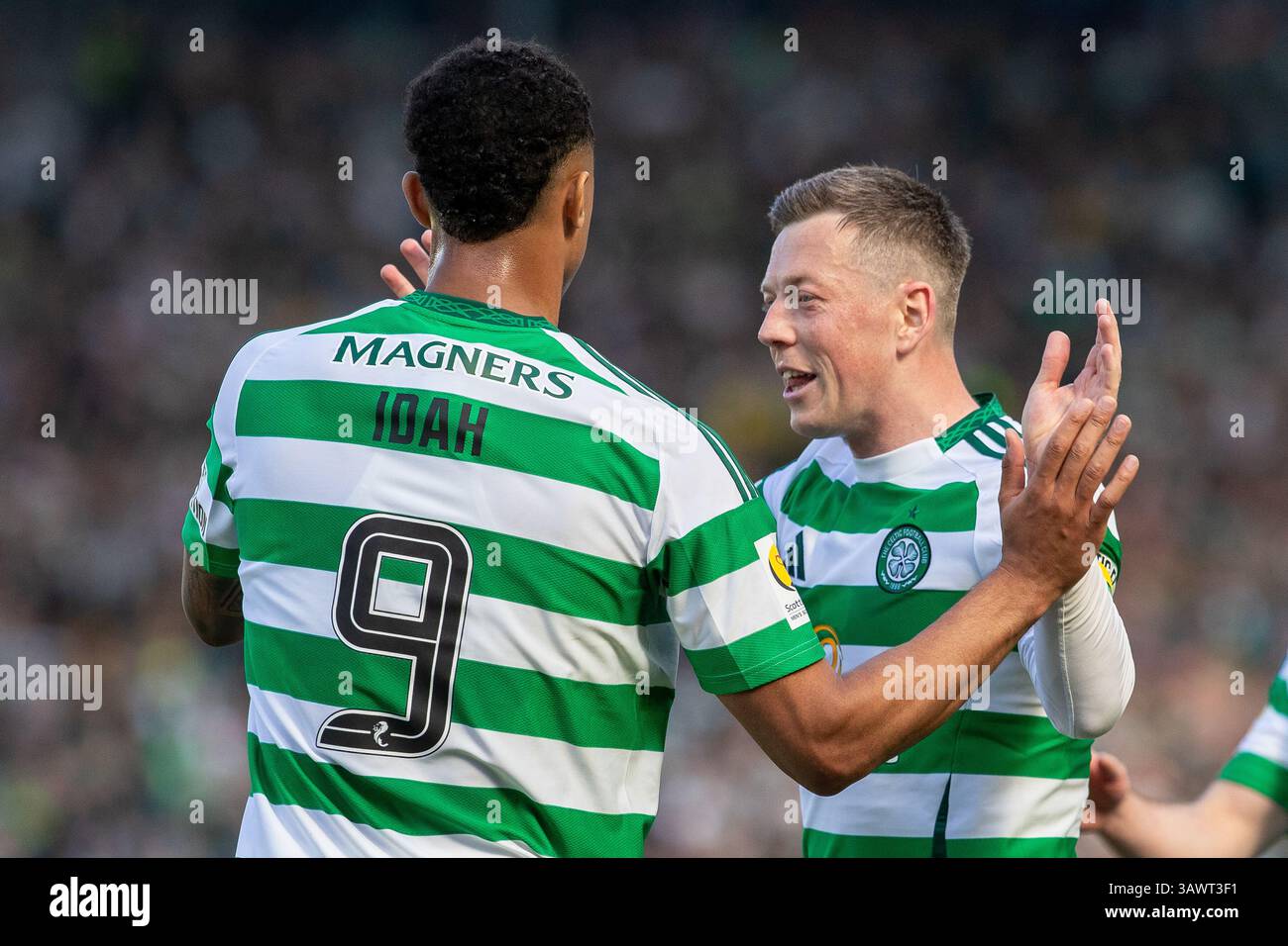 Glasgow, Scotland, UK. 20th Apr, 2025. St Johnstone played Celtic FC at ...