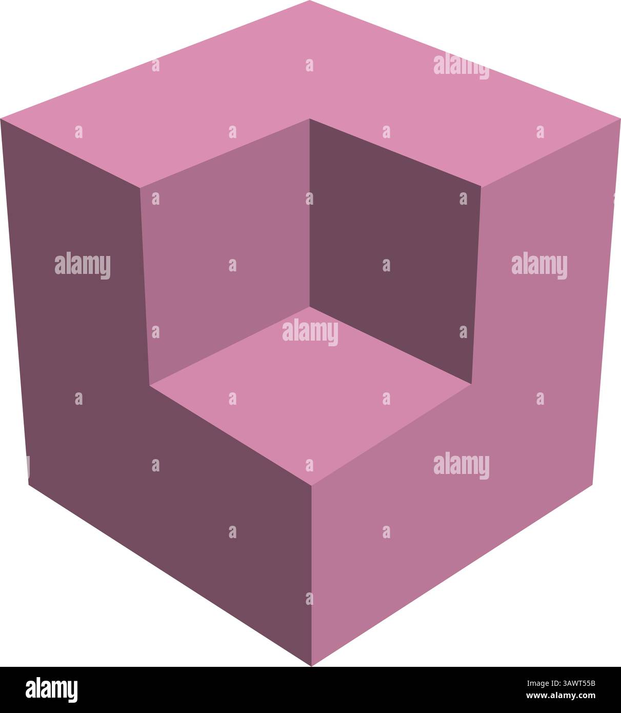 Cube chair Stock Vector Images - Alamy