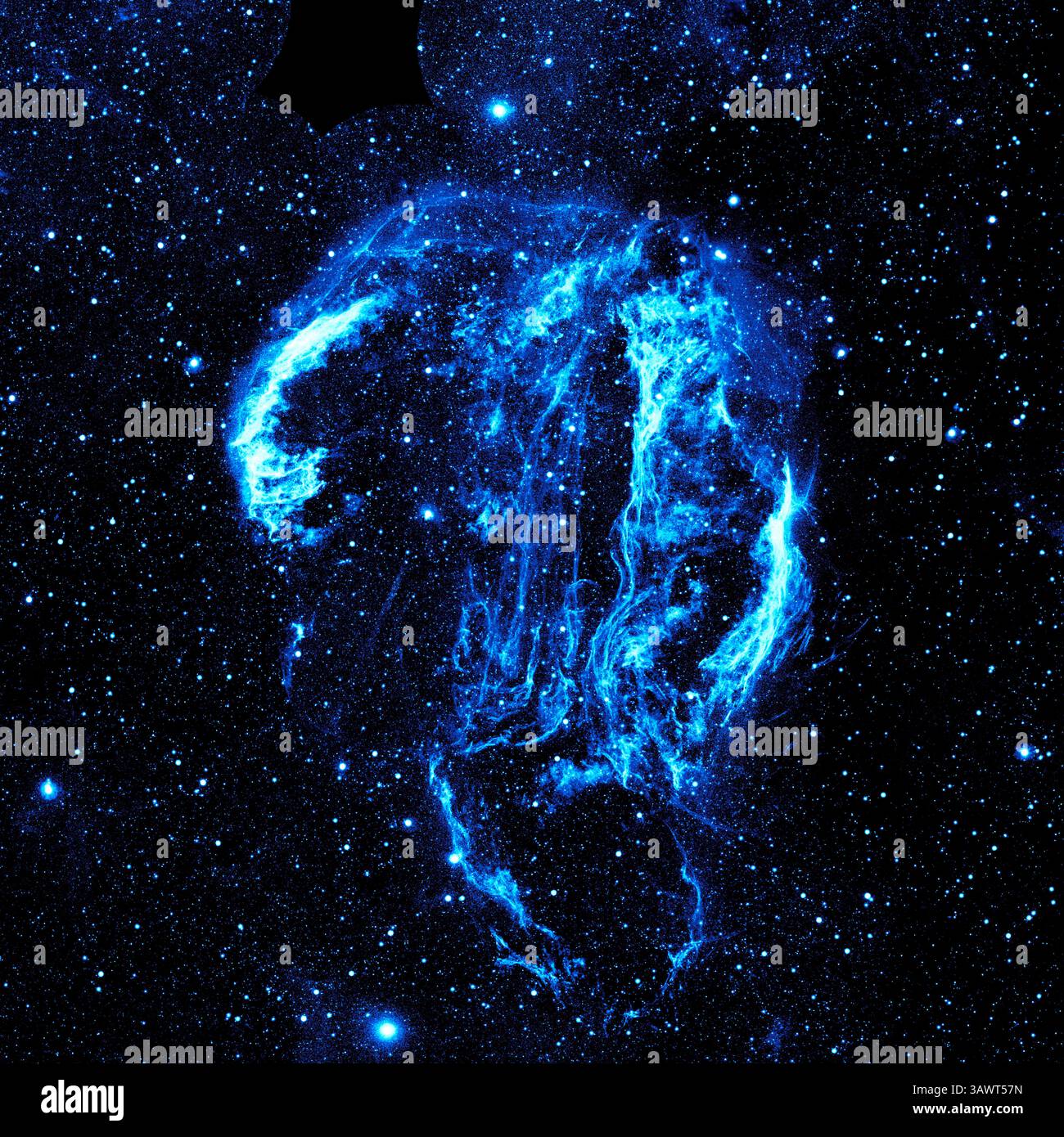 Cygnus Loop Nebula Stock Photo - Alamy