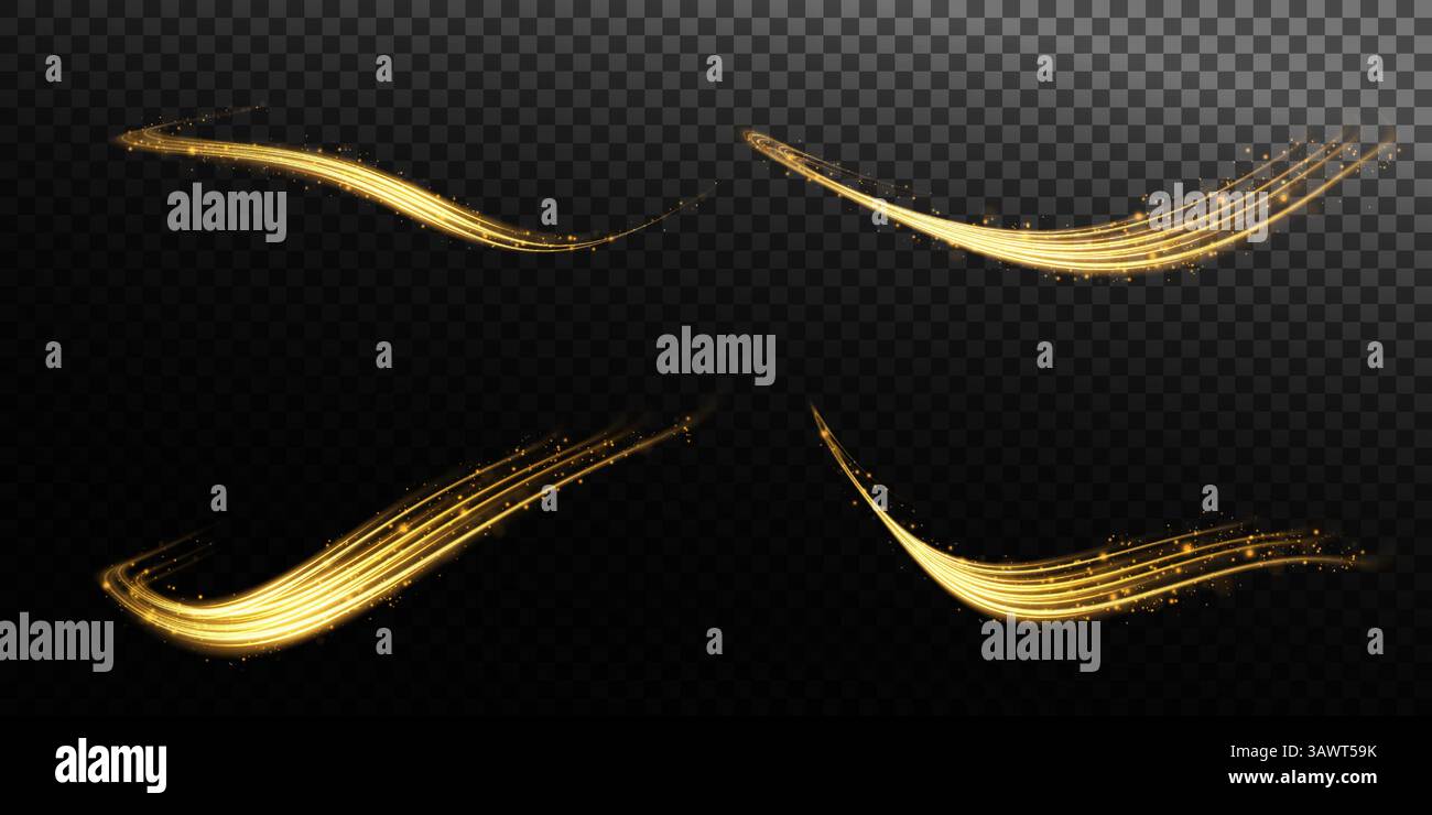 Discover Elegant Gold Brush Strokes Perfect for Enhancing Your Design ...