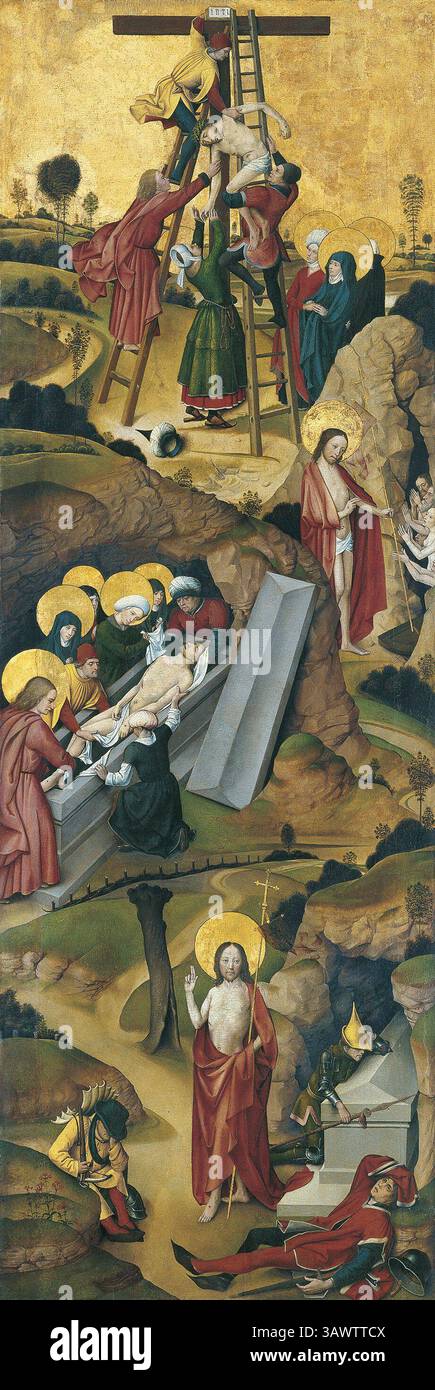 Four Scenes from the Passion Artist: Anonymous German artist active in Düren Date: ca. 1495–1500 ...