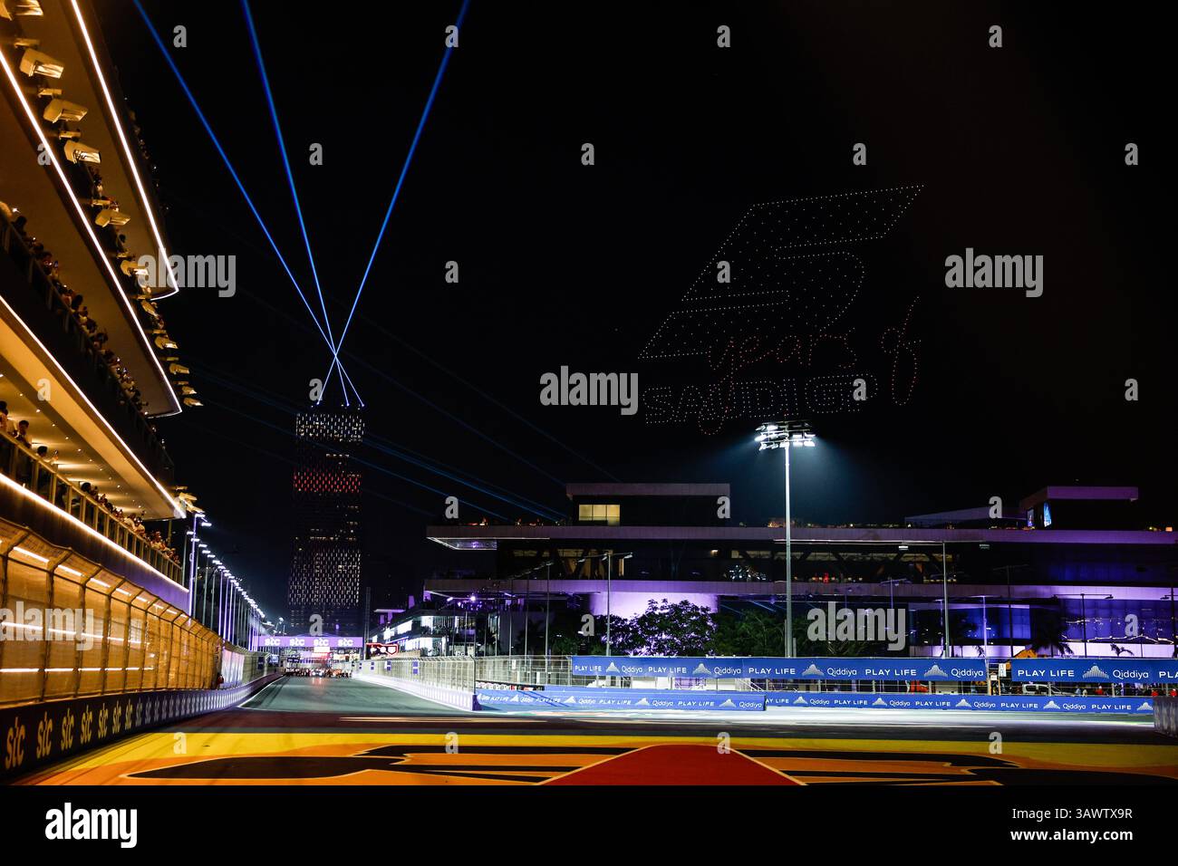 Drones during the Formula 1 STC Saudi Arabian Grand Prix 2025, 5th ...